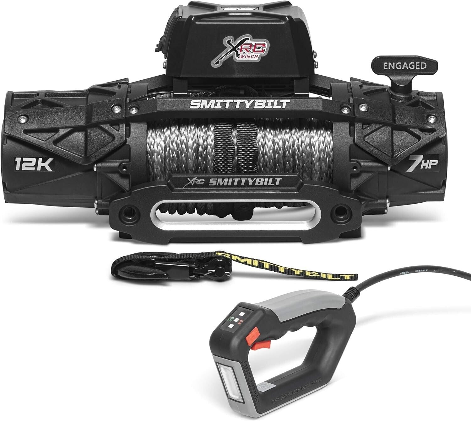 Smittybilt XRC Gen3 12K Waterproof Winch w/ Synthetic 12,000 lb 98612 ...